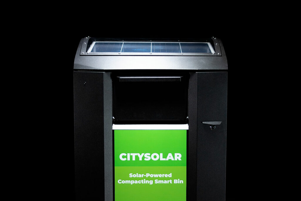 CitySolar Smart Bin | The future of waste management